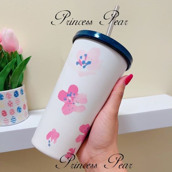 Starbucks | Dining | Rare Starbucks Thailand White Cherry Blo | Poshmark
